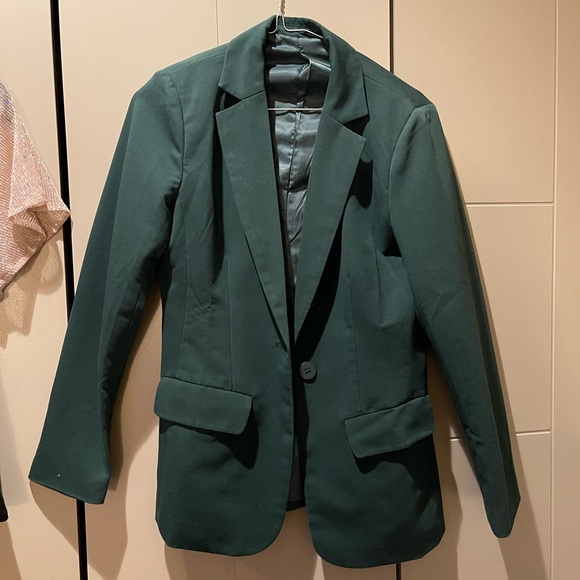 Jackets & Coats | Dark Green Blazer | Poshmark